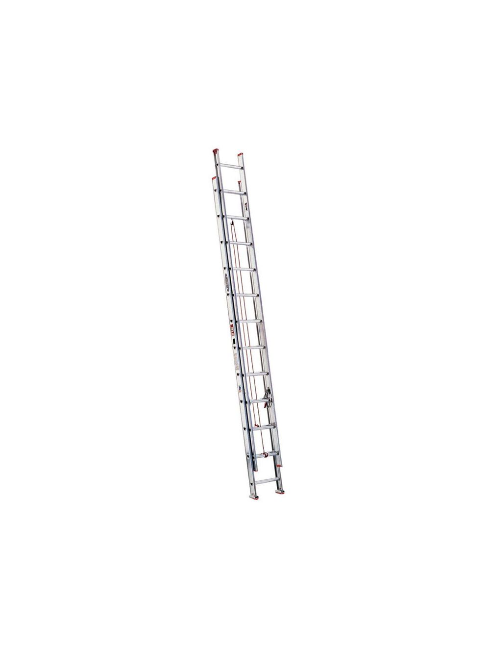 Werner 24 ft. H Aluminum Telescoping Extension Ladder Type III 200 l1 ...