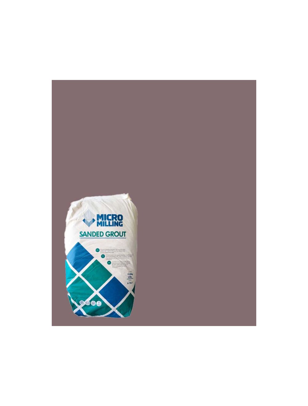 Micro Milling Sanded Grout 25lb Chocolate 1 Each