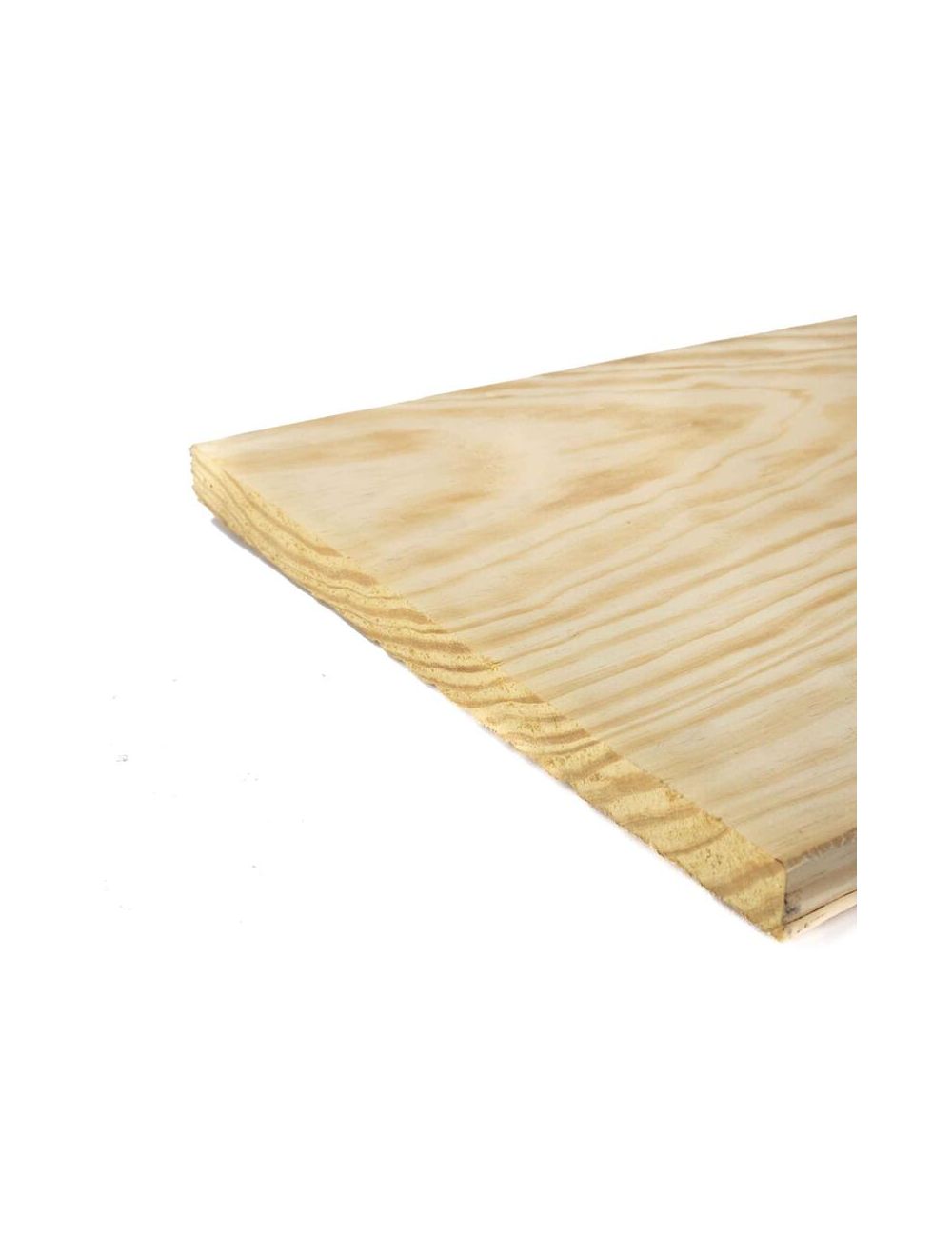 Treated Rough Yellow Pine 1x12 In x 16 Ft 1 Each