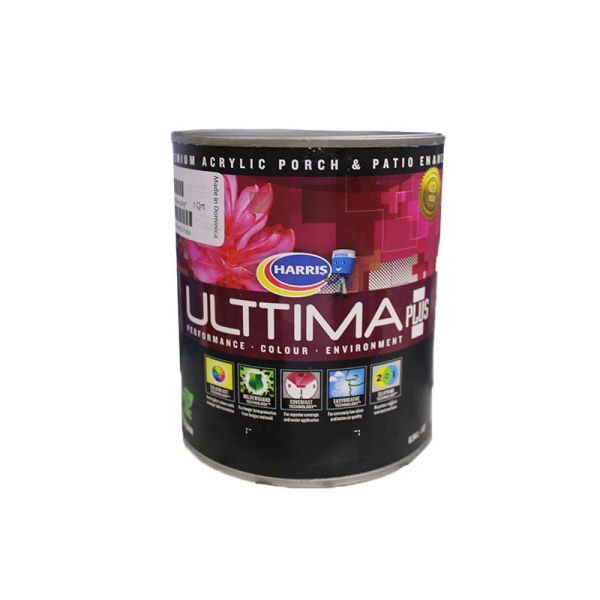 Harris Ultima Plus Porch & Patio Floor Paint 1 Qt Tile Red 1 Each 12/ ...