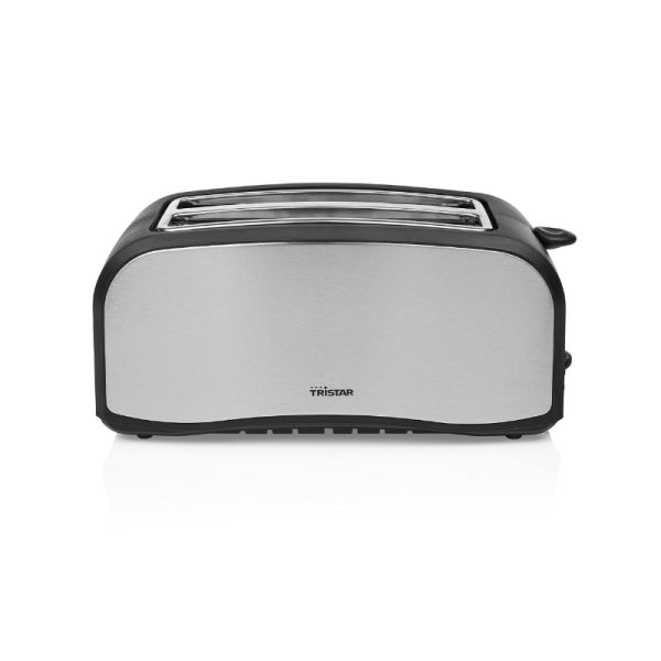 Tristar Toaster 1400W Stainless Steel 1 Each 250242