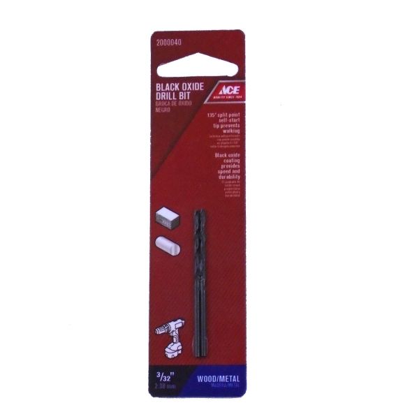 Ace High Speed Drill Bit Set 2s 3/32x2 1/4 In Steel 1 Each 2000040