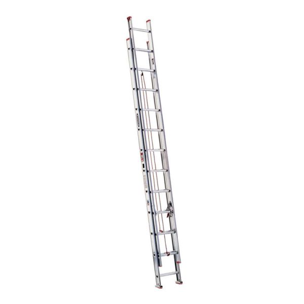Werner 24 ft. H Aluminum Telescoping Extension Ladder Type III 200 l1 ...