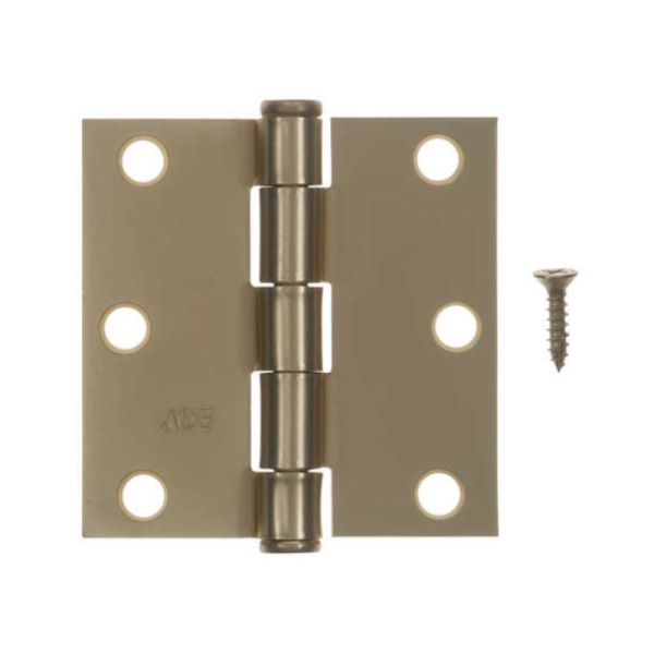 Ace Hinge 3pk Bright Brass 1 Ea 5019881