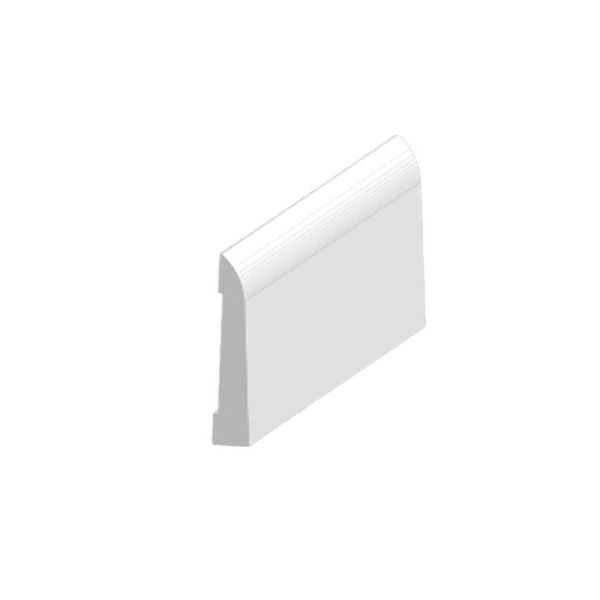 BASE WHITE PVC 7/16" X 2-1/2" X 8 PVC Moulding 1 Each 780727