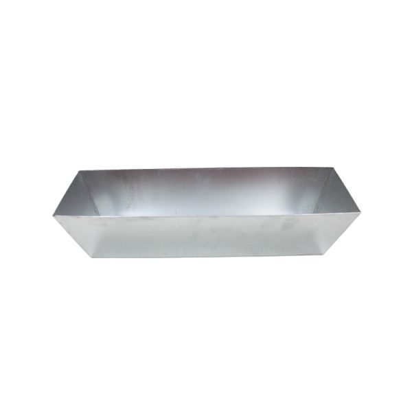 Steel Mud Pan Galvanized 12in 1 Ea 2037431