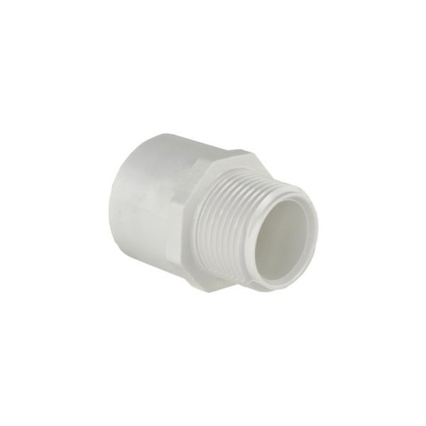 Daco Pvc Male Adapter 1 In White 1 Each 851526