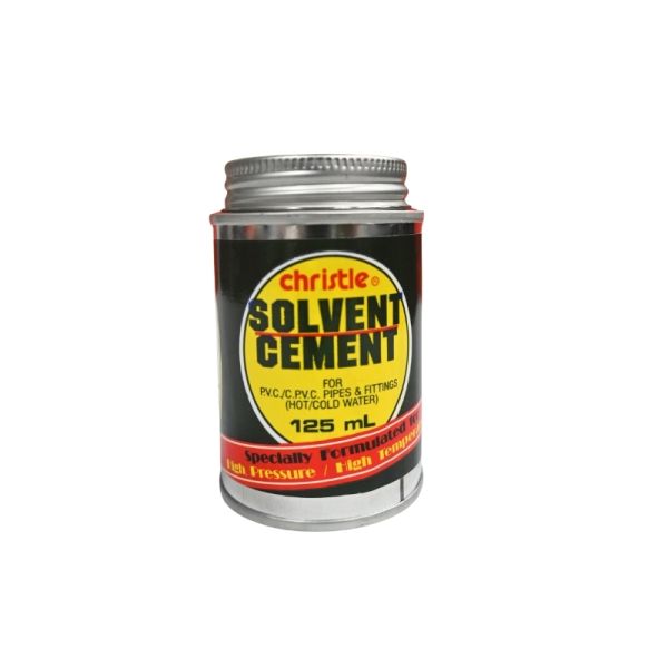 Christle Solvent Cement for PVC/CPVC 125ml 1 Ea 65ML