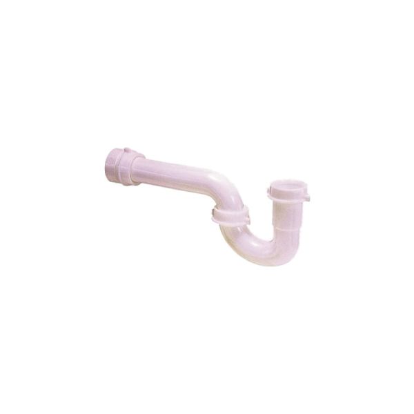 PVC P Trap With Threaded Adapter 1 1/2 Inh White 1 Each 172300