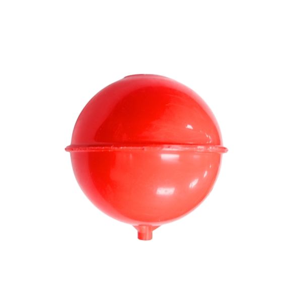 Toilet Round Plastic Polyfloats 4 1/2 "- Red