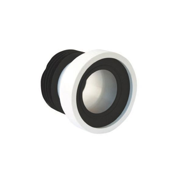 Pvc Straight Toilet Pan Connector White 1 Each CXP5042