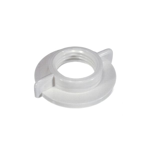 Plastic Universal Faucet Locknut 1/2 In White 1 Each 4079950