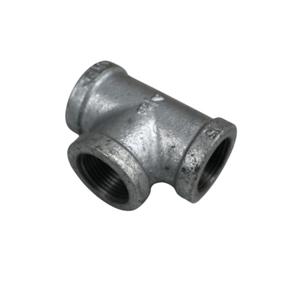 Galvanized Malleable Iron Tee – Female Threaded