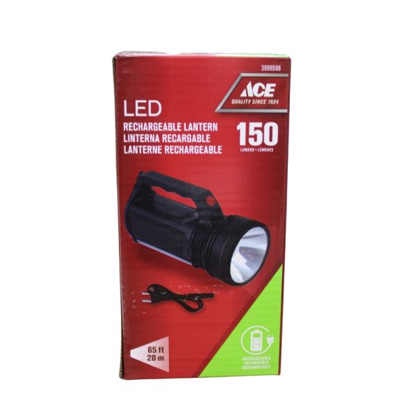 Ace Led Lantern And Flashlight 2 Pin 150 Lumens 110V-220V 50-60Hz 1 Ea ...