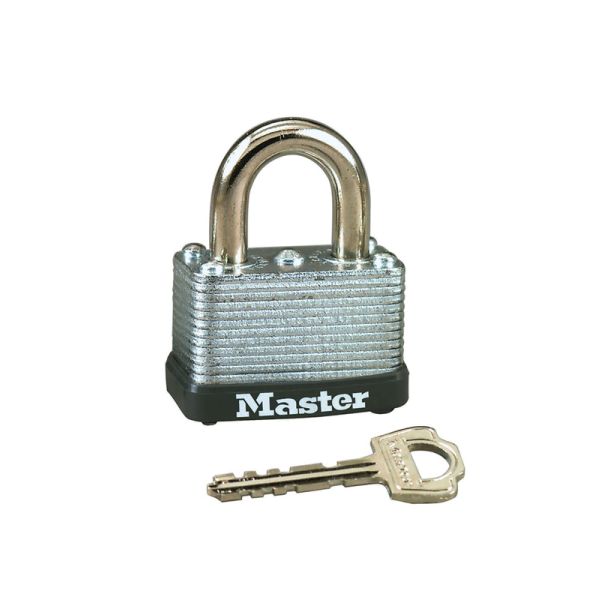 Master Lock Laminated Warded Locking Padlock 5/8in-16mm Steel 1 Each 5011