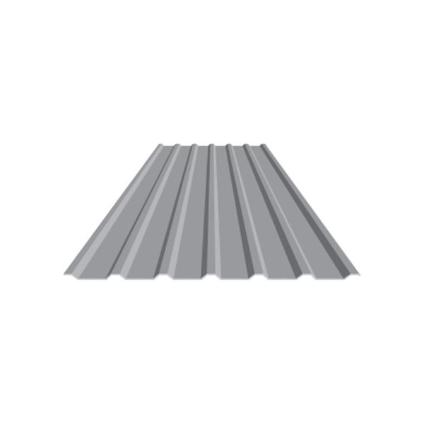 Galvanize U-Panel 107 .45mm 12 Ft Zinc 1 Sheet 1 Each