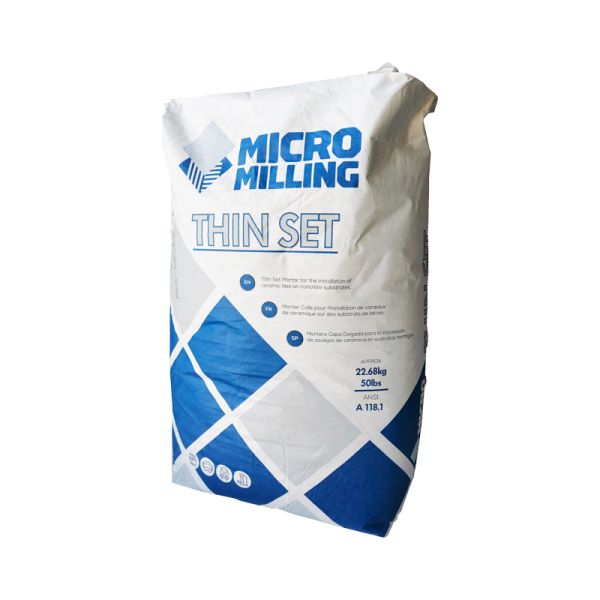 Micro Milling Standard Thinset 50 Lbs Gray 1 Each