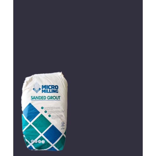 Micro Milling Sanded Grout 25lb Black 1 Each S0018