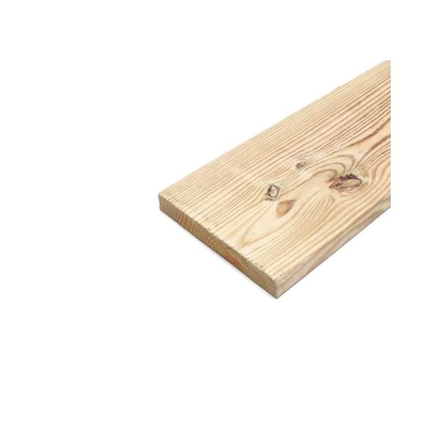 Lumber Treated Dressed Yellow Pine 2x12 In x 16 Ft 1 Each