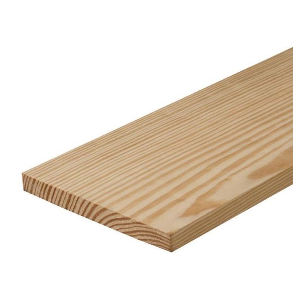 Putnam Lumber Treated Dressed Yellow Pine Sq Edged 1x8 In x 16 Ft 1 Each